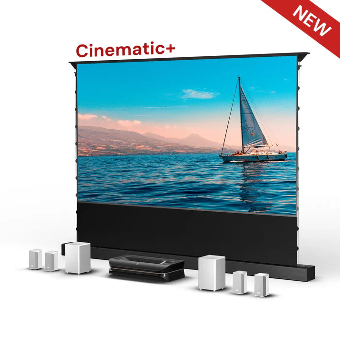 LTV-3000 Pro & 100"-120" Acoustic ALR Floor Rising Screen & ThunderBea